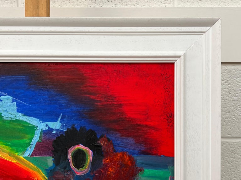 Angela Wakefield - Psychedelic Abstract Landscape Painting of Urban ...
