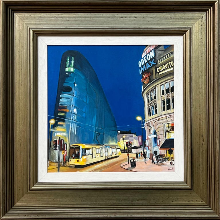 Angela Wakefield - Urbis at Night in Manchester City by Contemporary ...