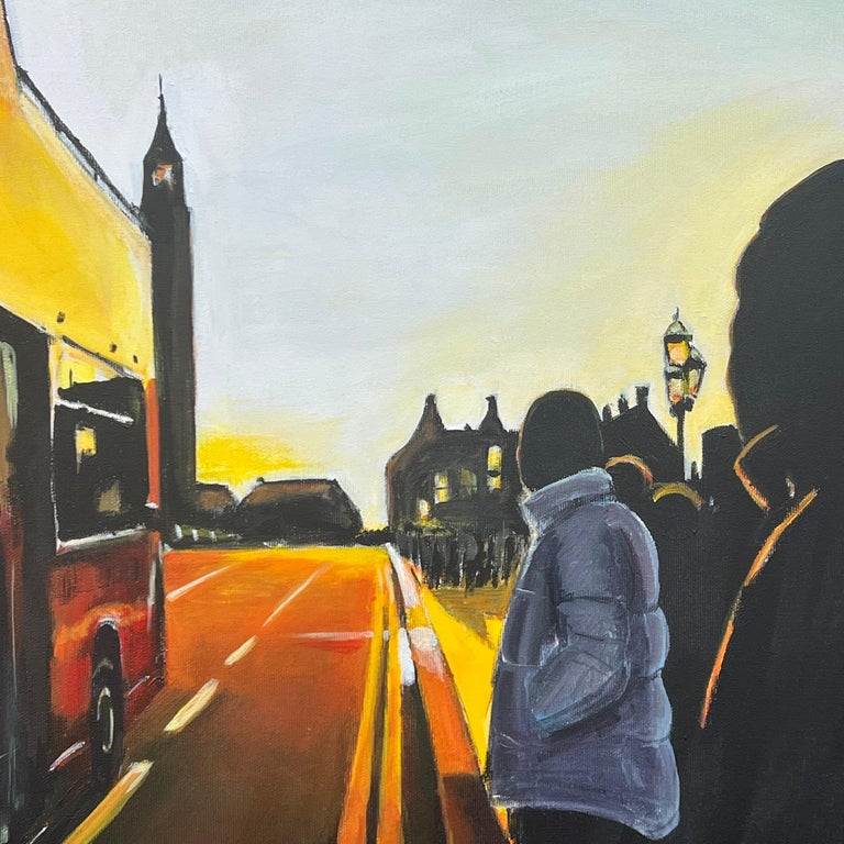 Angela Wakefield - Westminster Sunset in London with Open Top Bus by ...