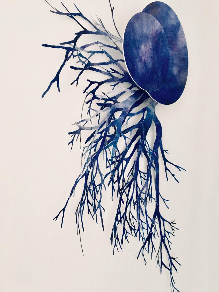 Angelica Bergamini - Sculptural Collage Planet with Roots: 'Fons et ...