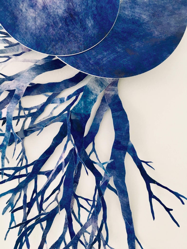 Angelica Bergamini - Sculptural Collage Planet with Roots: 'Fons et ...