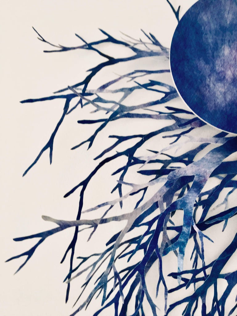 Angelica Bergamini - Sculptural Collage Planet with Roots: 'Fons et ...