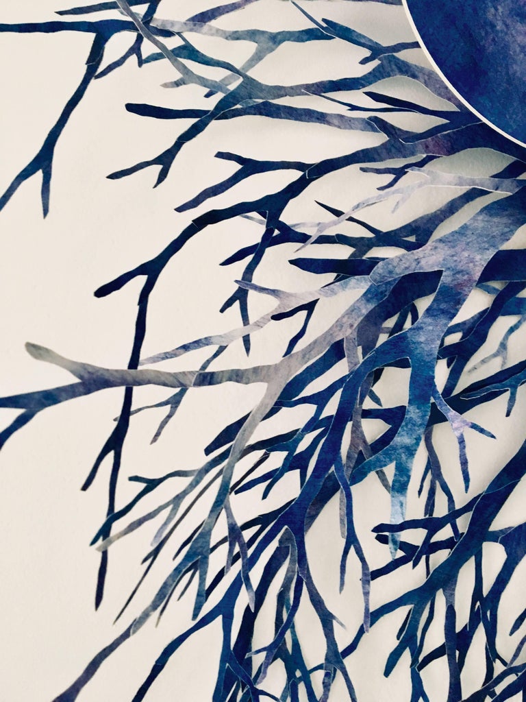 Angelica Bergamini - Sculptural Collage Planet with Roots: 'Fons et ...