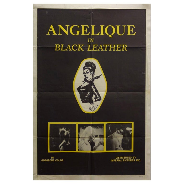 Angelique in Black Leather '1968' Poster For Sale at 1stDibs