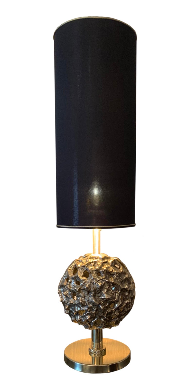 21st Century Angelo Brotto Esperia Polished Brass Conchiglia Tall Side ...