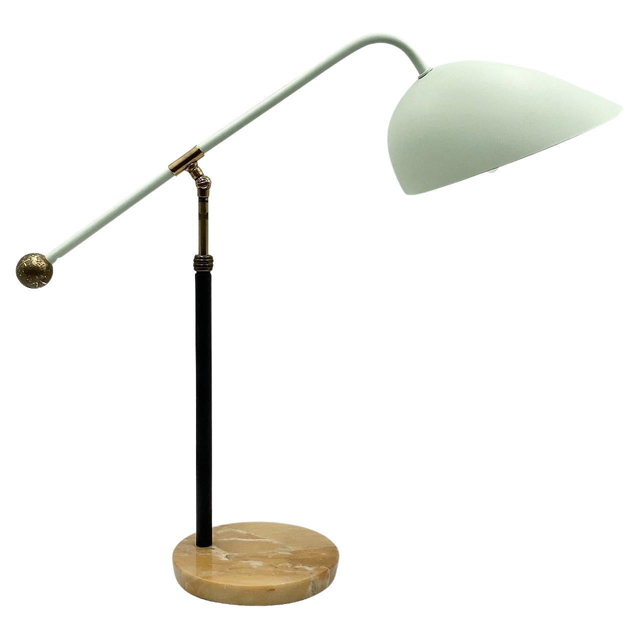 Angelo Brotto, Mod. 5023 Desk / Table Lamp, Esperia, Italy, circa 1950 ...