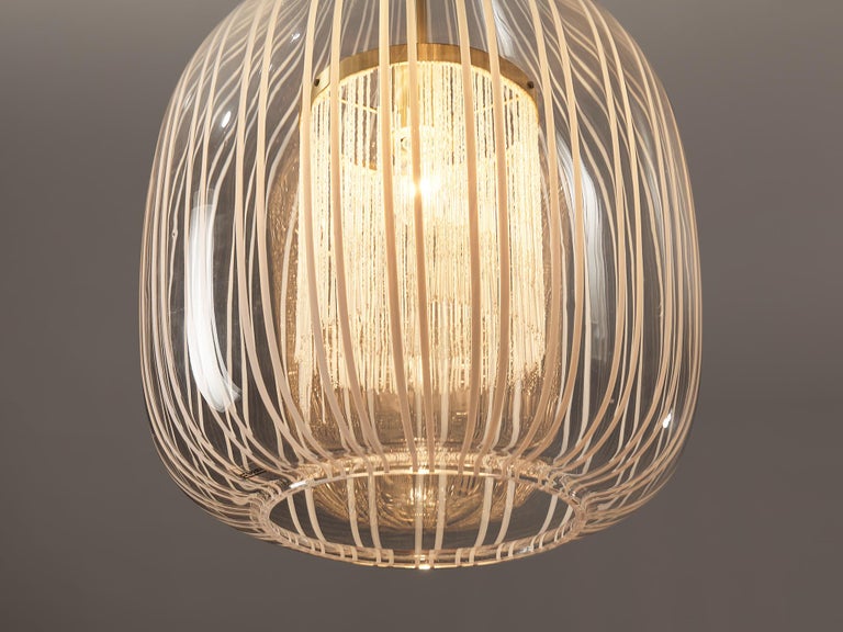 Angelo Brotto Pendant in Murano Glass For Sale at 1stDibs