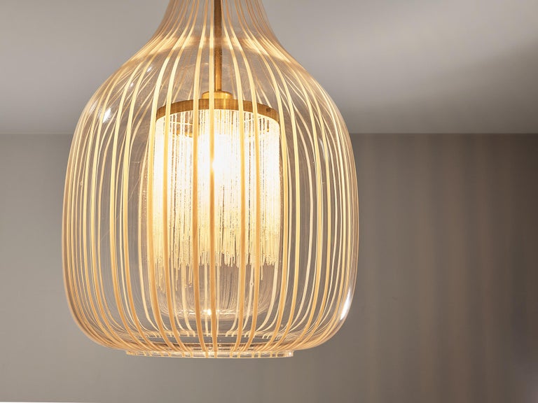 Angelo Brotto Pendant in Murano Glass For Sale at 1stDibs