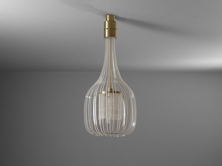 Angelo Brotto Pendant in Murano Glass For Sale at 1stDibs