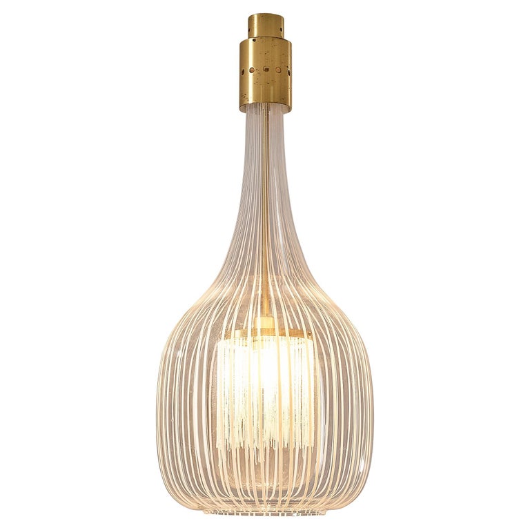 Angelo Brotto Pendant in Murano Glass For Sale at 1stDibs