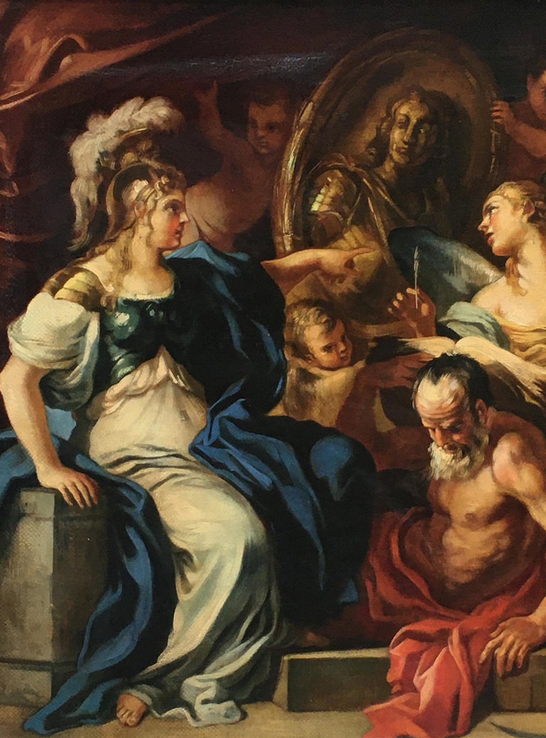 Angelo Granati - ALLEGORY - Angelo Granati Italian figurative oil on ...