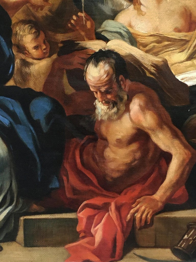 Angelo Granati - ALLEGORY - Angelo Granati Italian figurative oil on ...