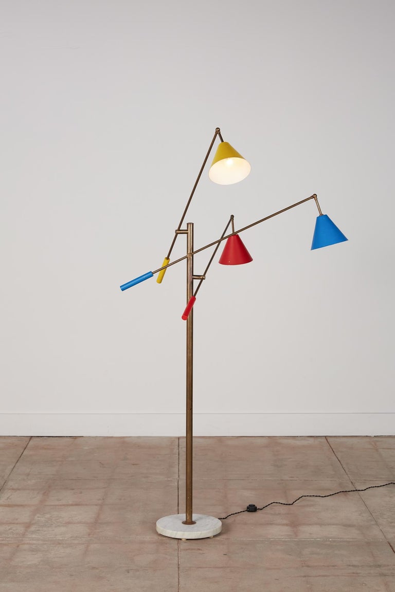 Angelo Lelli Style Triennale Floor Lamp at 1stDibs