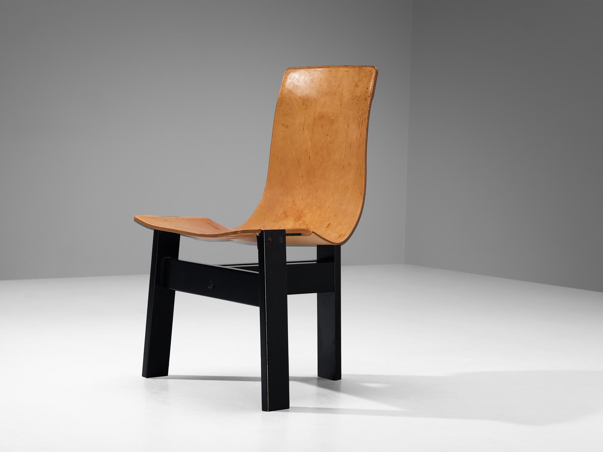 Angelo Mangiarotti for Skipper Set of Four 'Tre 3' Dining Chairs For ...