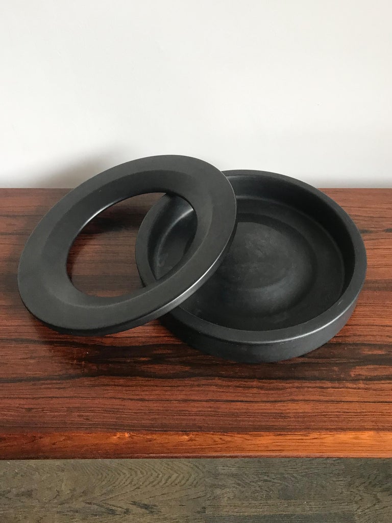 Angelo Mangiarotti Italian Ceramic "Barbados" Ashtrays for Danese ...