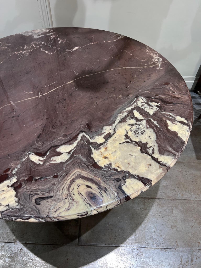 Angelo Mangiarotti Marble Dining Table, circa 1970 For Sale at 1stDibs