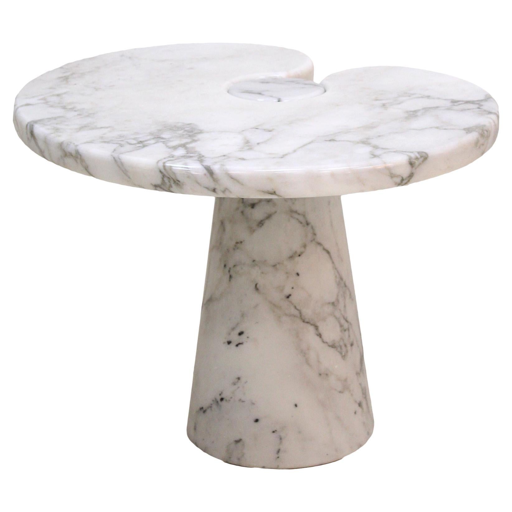 Angelo Mangiarotti Marble Low Side Table Eros Series at 1stDibs