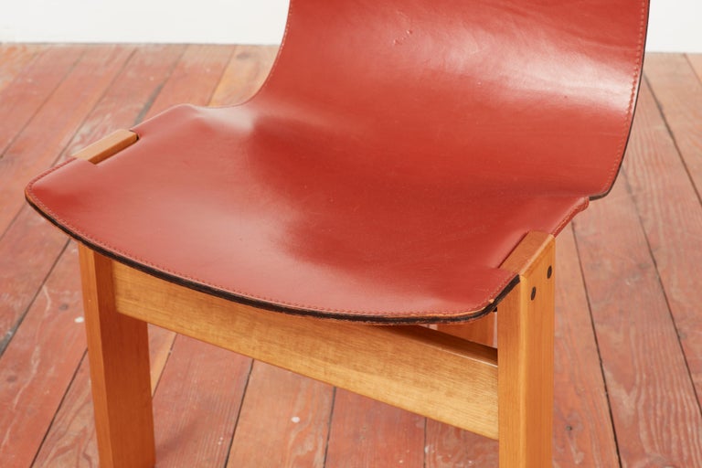 Angelo Mangiarotti Tre 3 Chair, Set of 8 For Sale at 1stDibs