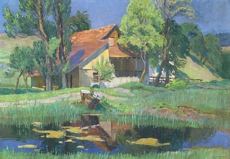 Angelo Volpe - Farm by the pond For Sale at 1stDibs