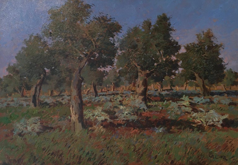 Angelo Volpe - Olive grove of Livorno Salviano with artichokes For Sale ...