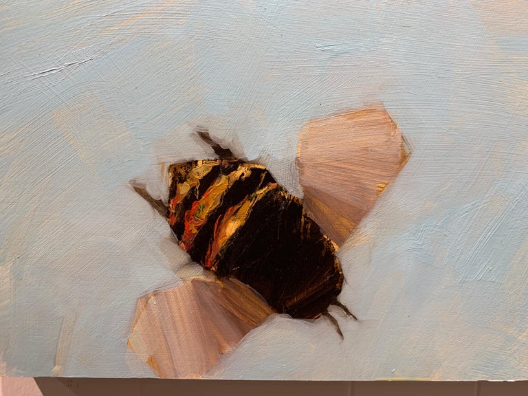 Angie Renfro - Bees 1-75 by Angie Renfro, Oil on Board Painting with ...
