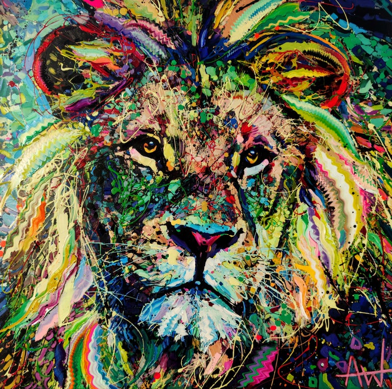 Angie Wright - Raj... I am King, Painting, Oil on Canvas For Sale at ...