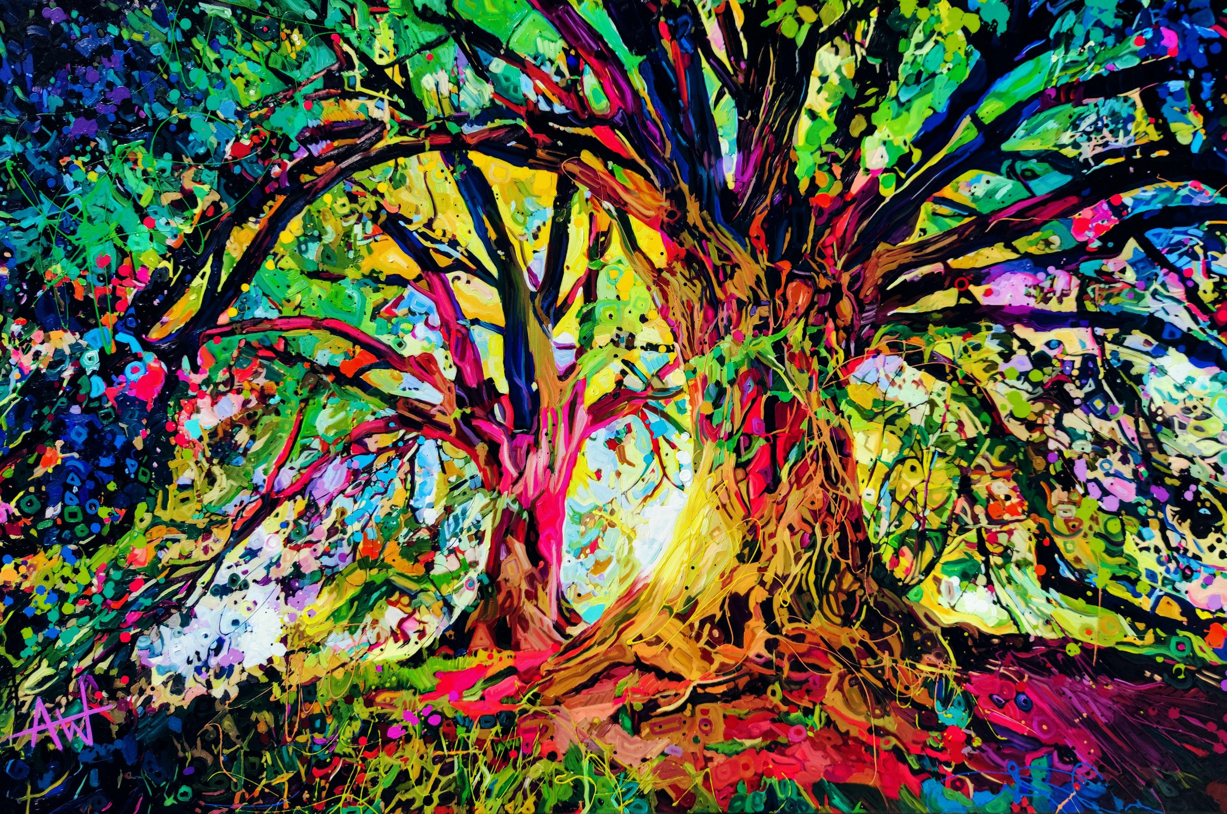 Trippy Tree Paintings