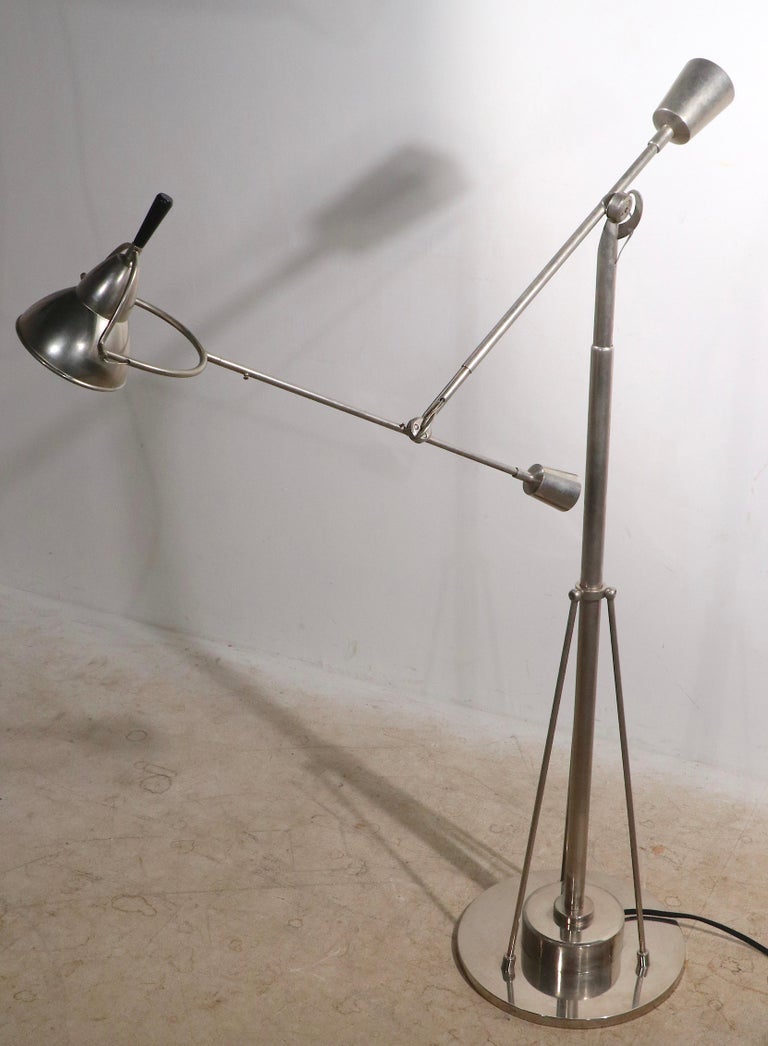 Angle Poise Floor Lamp After Buquet EB 27 For Sale at 1stDibs