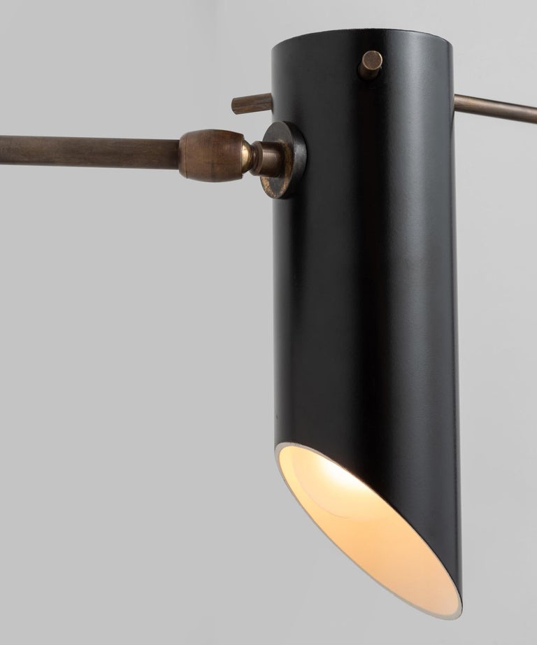 Angled Black Metal Picture Light, Made in Italy For Sale at 1stDibs ...