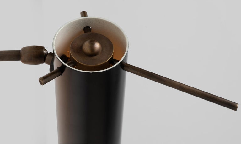 Angled Black Metal Picture Light, Made in Italy For Sale at 1stDibs ...