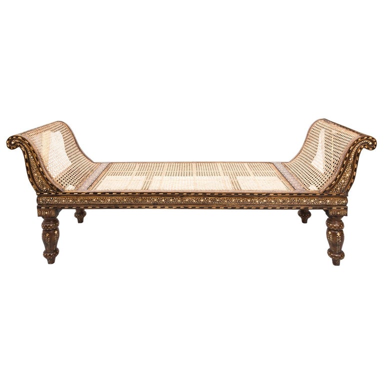 Anglo-Indian Bench at 1stDibs | indian bench seat, indian benches ...