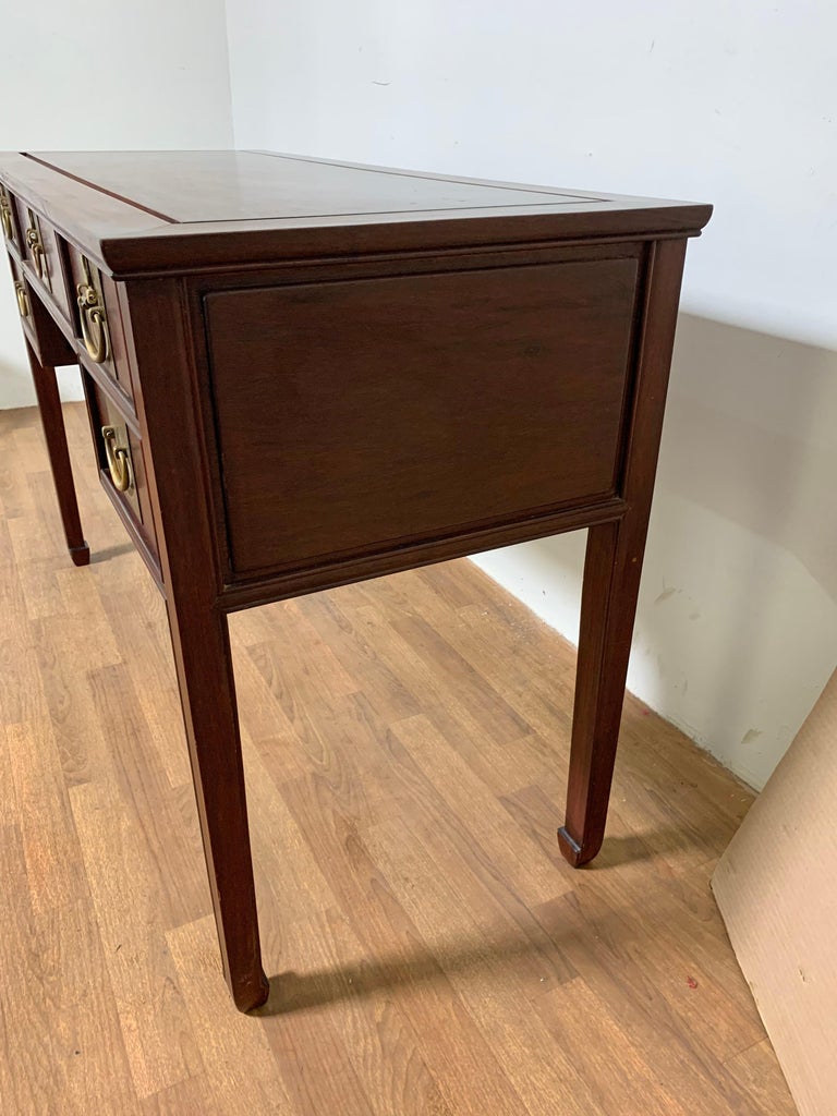 Anglo-Indian Colonial Plantation Desk in Teak For Sale at 1stDibs