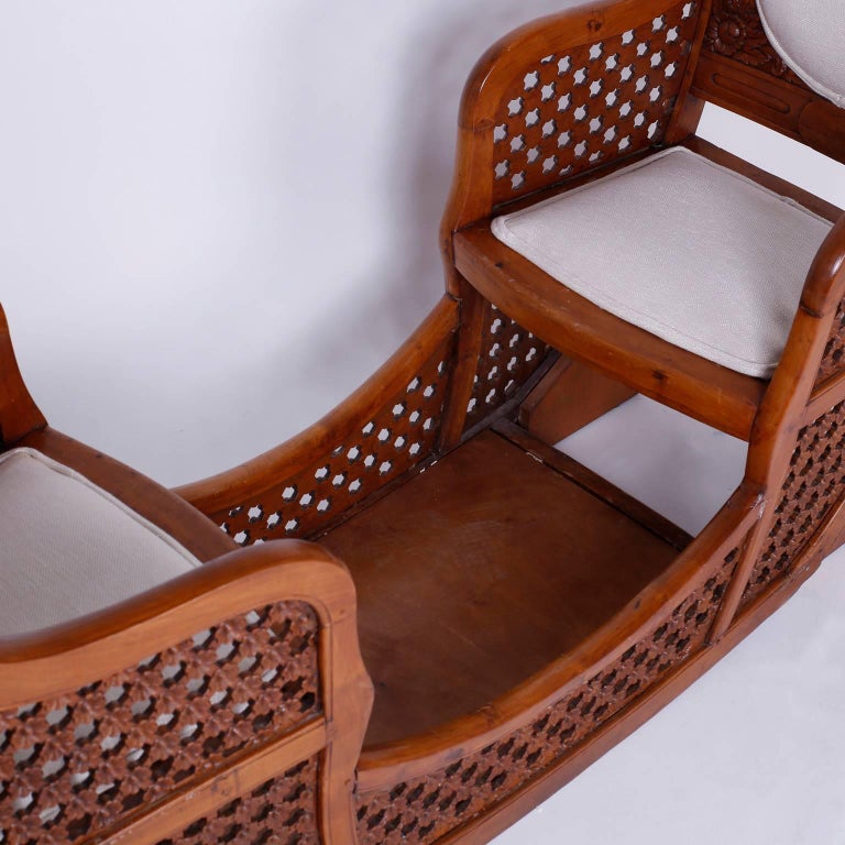 Anglo-Indian Elephant Seat Tête à Tête at 1stDibs