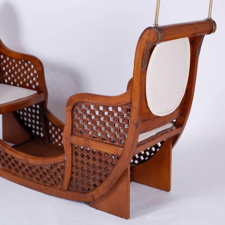 Anglo-Indian Elephant Seat Tête à Tête at 1stDibs