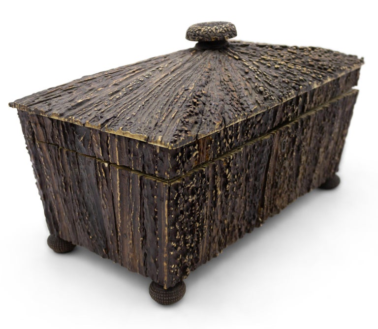 Anglo Indian Elk Horn Box at 1stDibs