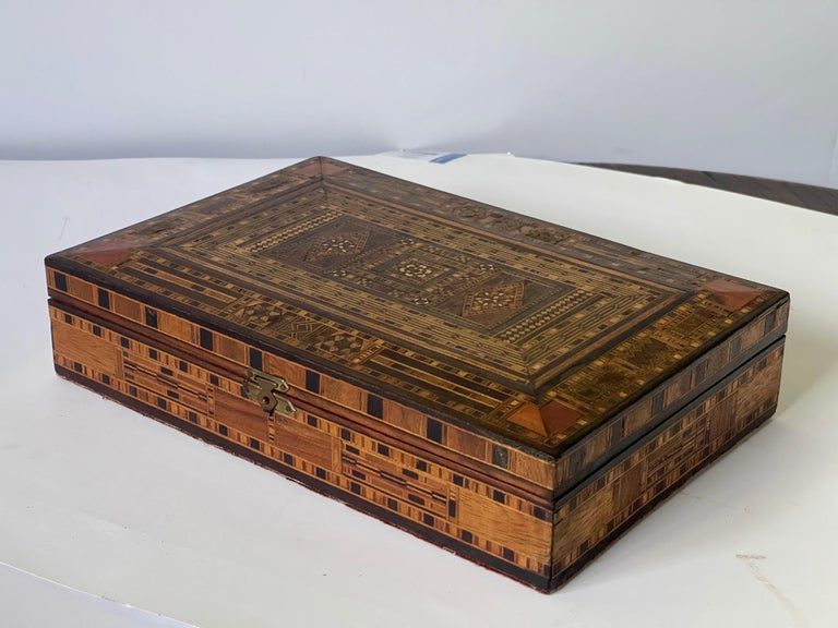 Anglo Indian Inlaid Letter Box at 1stDibs