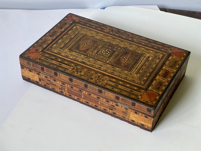 Anglo Indian Inlaid Letter Box at 1stDibs