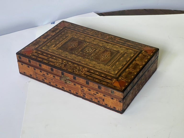 Anglo Indian Inlaid Letter Box at 1stDibs