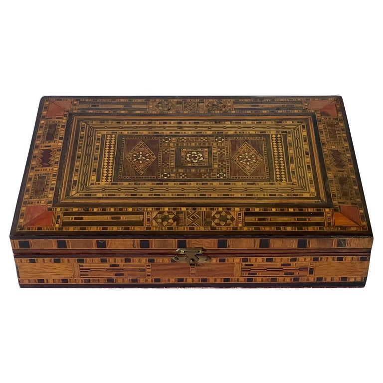 Anglo Indian Inlaid Letter Box at 1stDibs