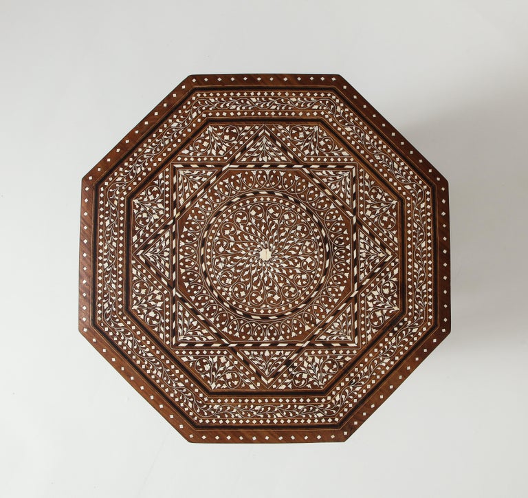 Anglo-Indian Inlaid Octagonal Folding Tea Table at 1stDibs | anglo ...