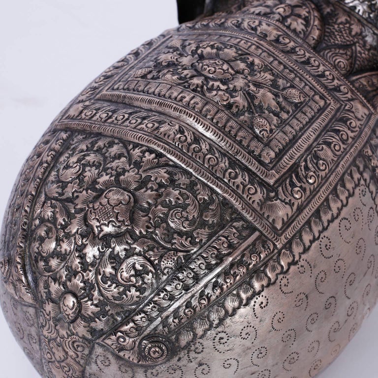 Anglo Indian Metal Elephant Box at 1stDibs | elephant boxes