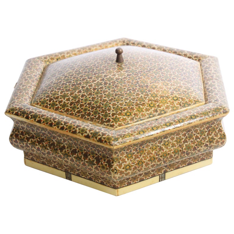 Anglo Indian Micro Sadeli Mosaic Inlaid Box at 1stDibs