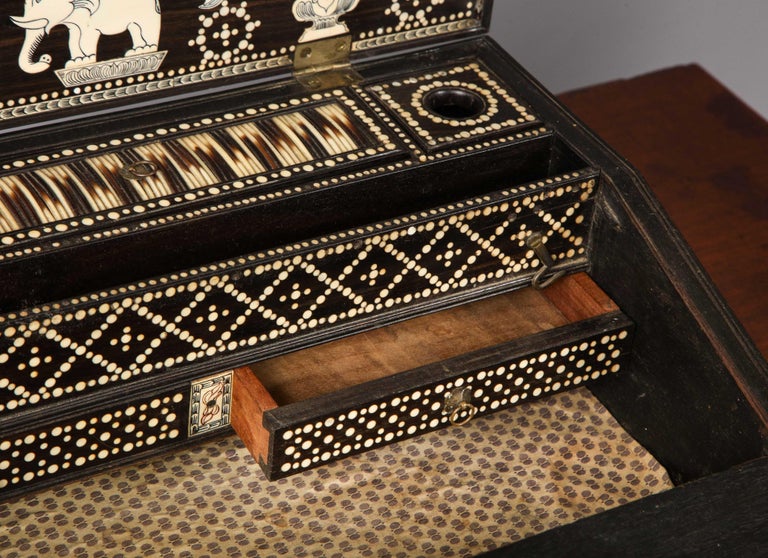 Anglo Indian Quill Writing Slope at 1stDibs