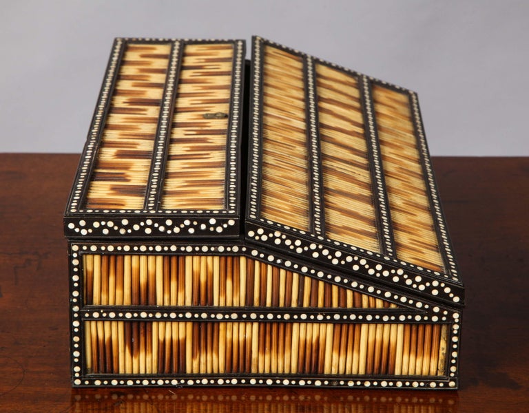 Anglo Indian Quill Writing Slope at 1stDibs