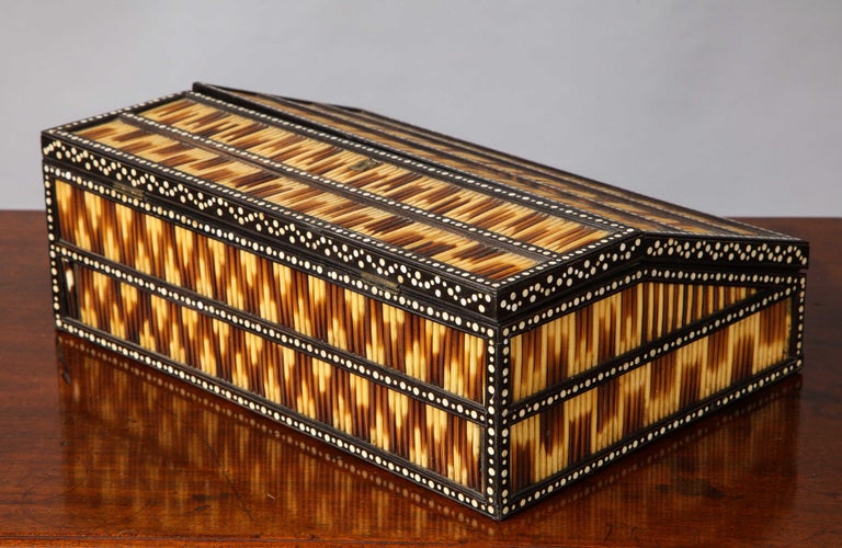 Anglo Indian Quill Writing Slope at 1stDibs