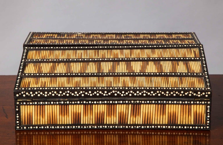 Anglo Indian Quill Writing Slope at 1stDibs