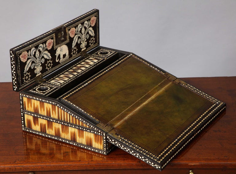 Anglo Indian Quill Writing Slope at 1stDibs