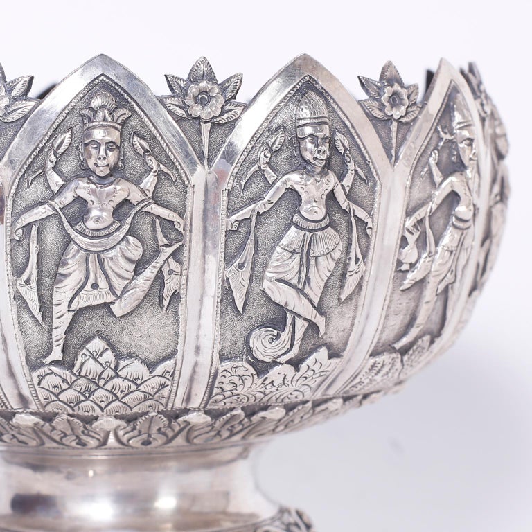 Anglo Indian Silver Fruit Bowl at 1stDibs | indian fruit bowl, silver ...