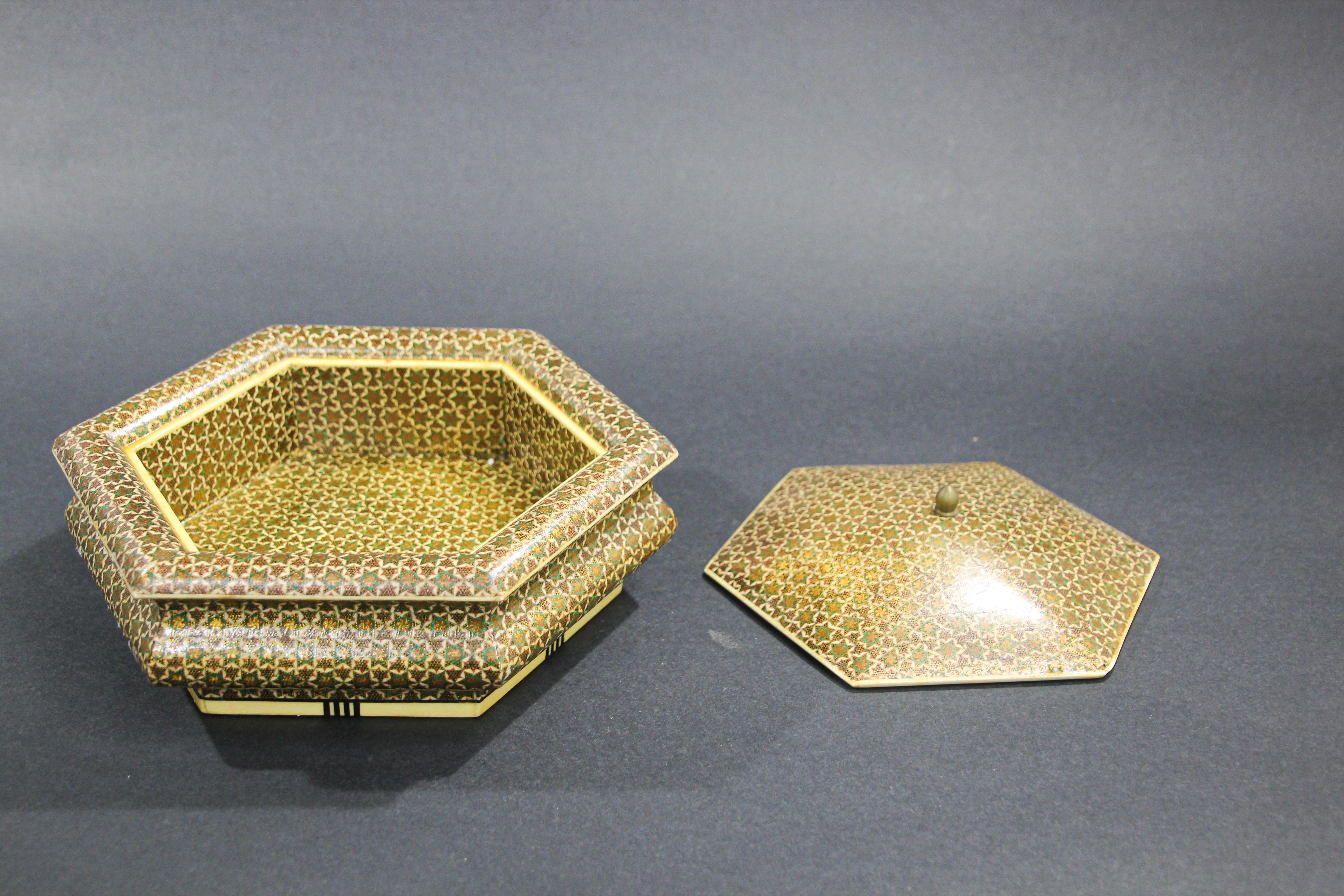 Anglo Indian Vintage Micro Mosaic Inlaid Sadeli Box at 1stDibs