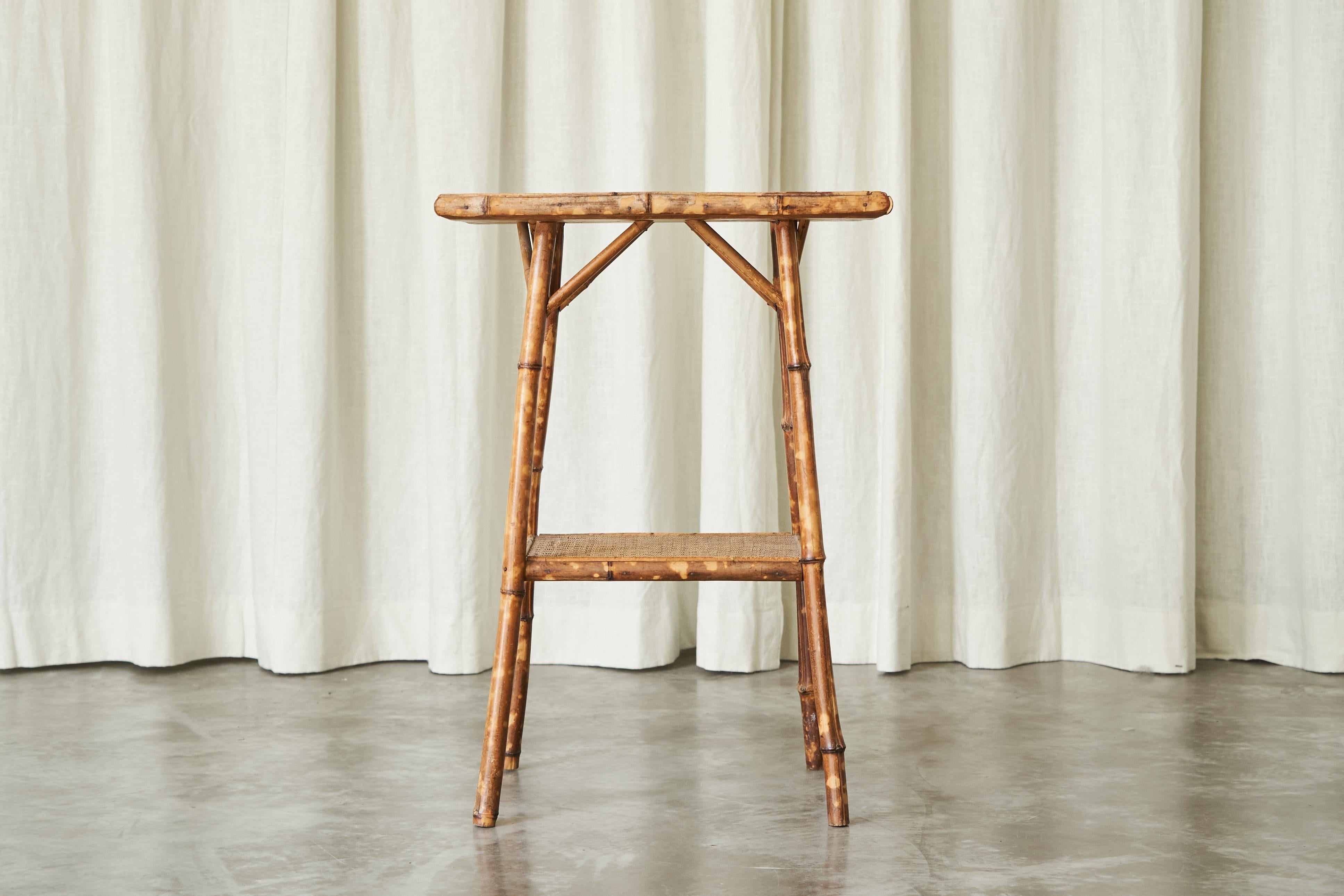Anglo Japanese Aesthetic Movement Tortoiseshell Bamboo Side Table 19th ...